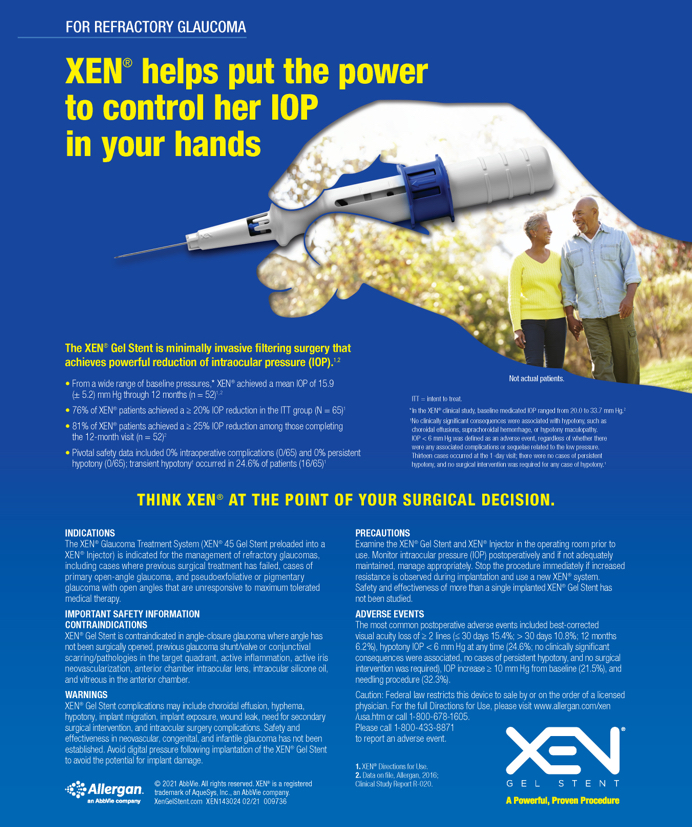 A Superonasal Corneal Traction Suture for Ab Interno Xen Implantation ...