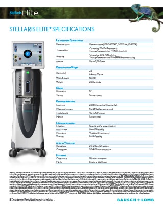 Manage All Cataract Densities With the Stellaris Elite® System - Eyetube