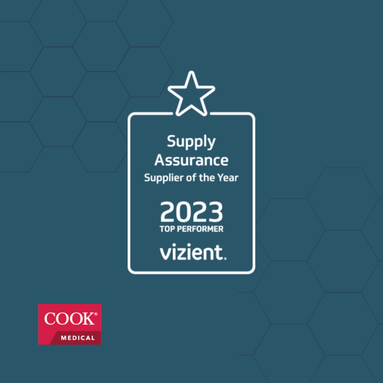 Cook Medical Wins 2023 Vizient Supply Assurance Supplier of the Year Award - Endovascular Today